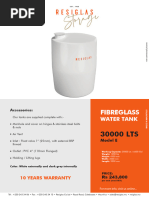 5000L Jojo Tank Dimensions and Features | PDF | Materials | Building ...