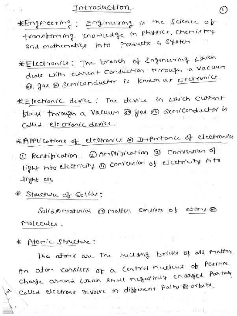 Introduction To Electronics Engineering | PDF