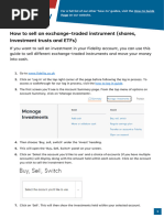 Old Mutual Unit Trusts Selling Form | PDF | Investment Fund | Identity Document