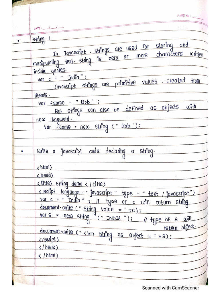 String Operation | PDF