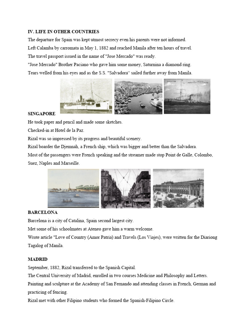Lifes Amd Works of Rizal Handouts II | PDF | Cost Of Living Lifes Amd Works of Rizal Handouts II | PDF | Cost Of Living