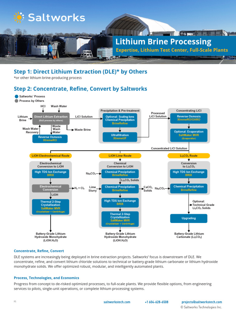 lithium-brochure | PDF | Lithium | Sodium Carbonate