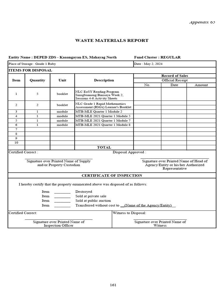 Appendix 65 - WMR_Vergie | PDF