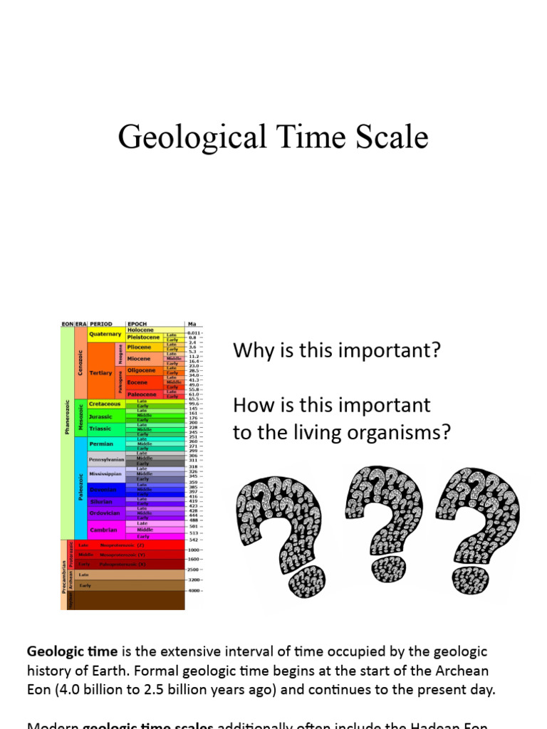 Geological Time Scale Overview | PDF | Geologic Time Scale | Earth Sciences