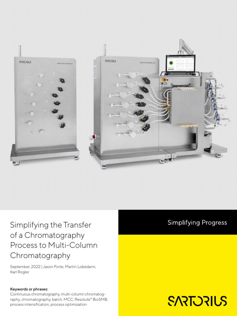 Multicolumn Chromatography Whitepaper | PDF | Chromatography | Fluid Dynamics