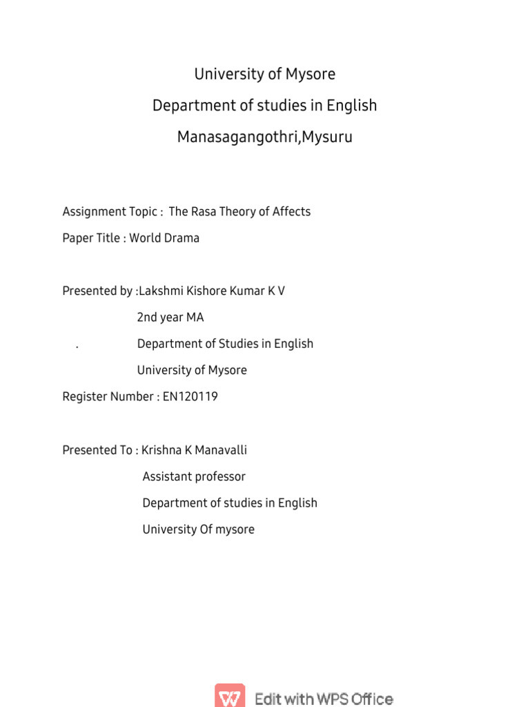 2nd Sem C1 Assignment Krishna Mam | PDF | Aesthetics | Emotions