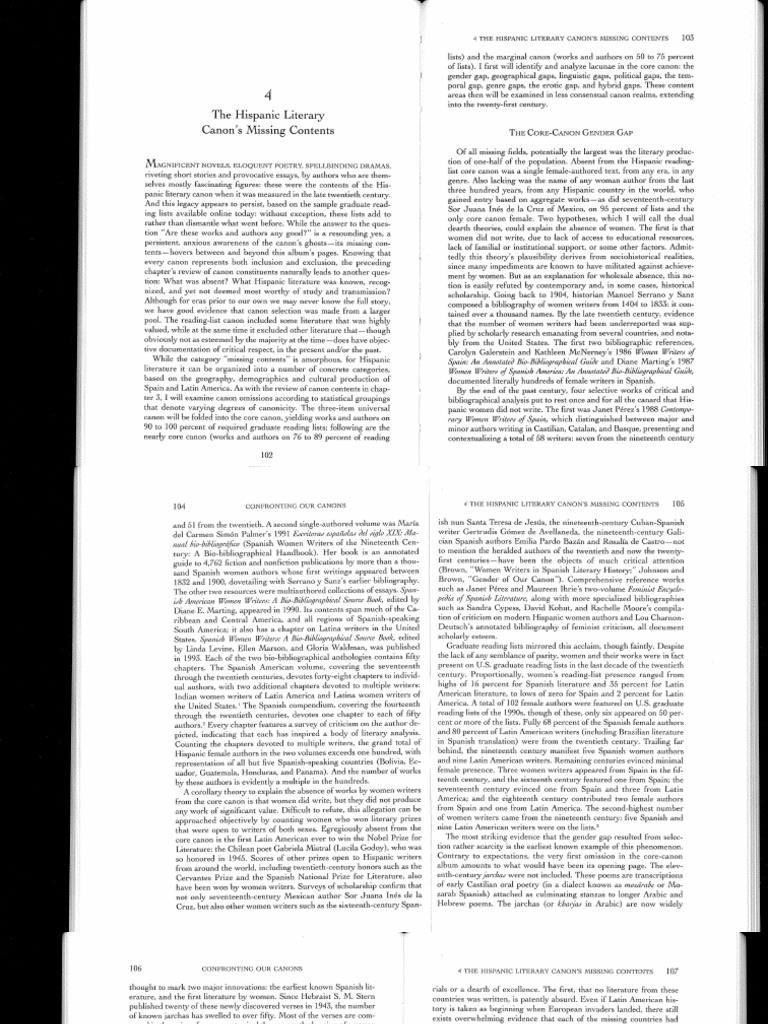 Canons Missing Contents | PDF