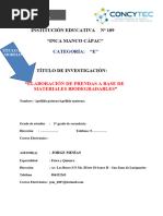 Informe de Indagación Cientifica | PDF