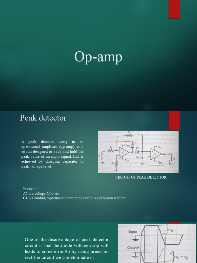 Op Amp | PDF | Operational Amplifier | Amplifier