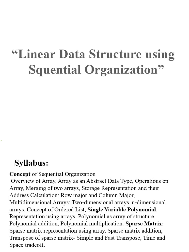 UNIT 2 FDS Updated | PDF | Computer Data Storage | Data Type