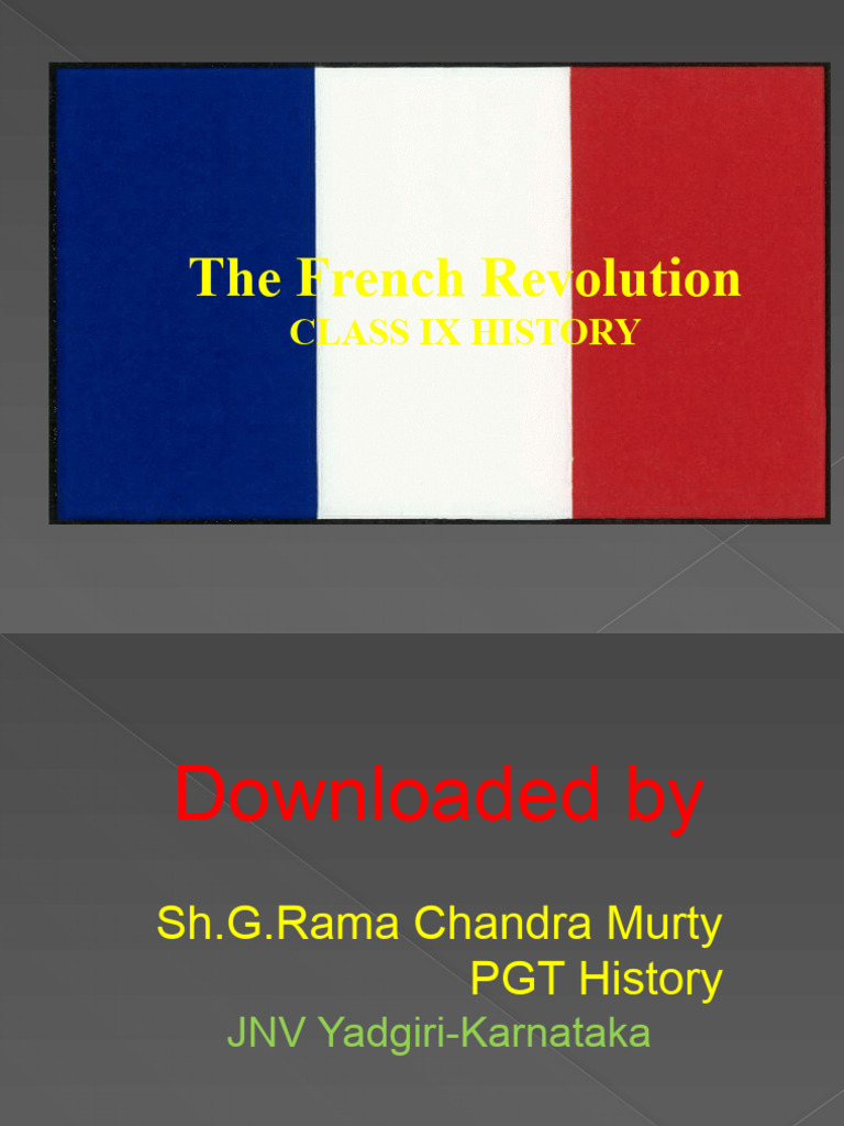 9th History French Revolution PPT (Downloaded) | PDF | Reign Of Terror ...