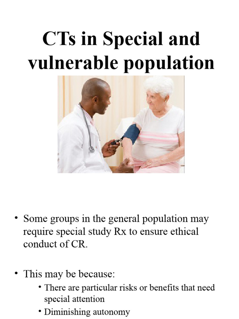 Ethical Research in Vulnerable Populations | PDF | Informed Consent ...