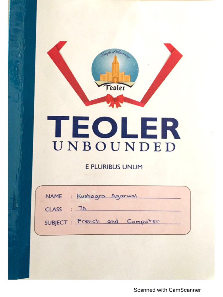 French + Computer Folder | PDF