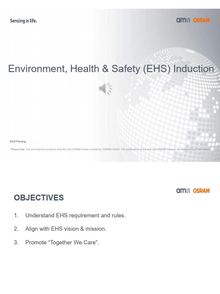 EHS Induction IDL Exempt Online 231121 | PDF | Occupational Safety And Health | Hazards