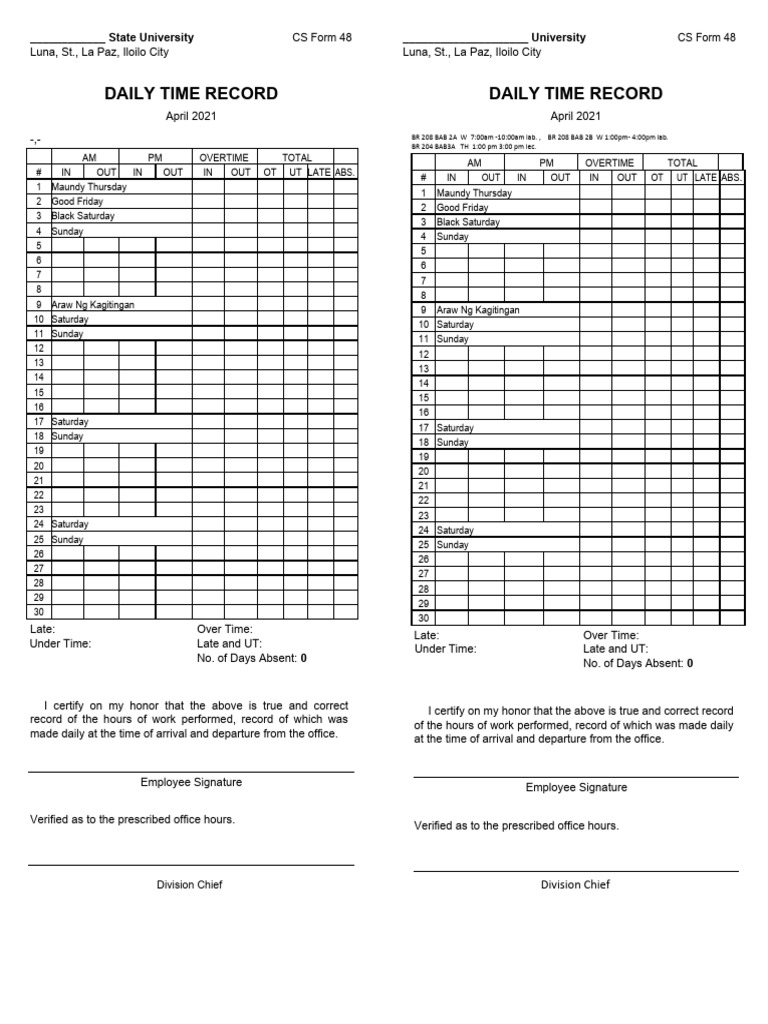 sample DTR | PDF | Lent | March Observances