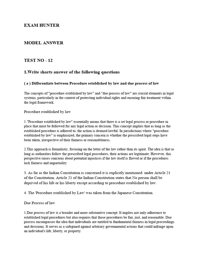 Test N0-12..Model Answer (English) | PDF | Agriculture | Natural Disasters