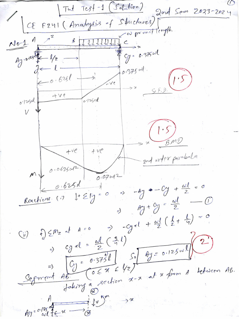 Tut 1 Solution | PDF