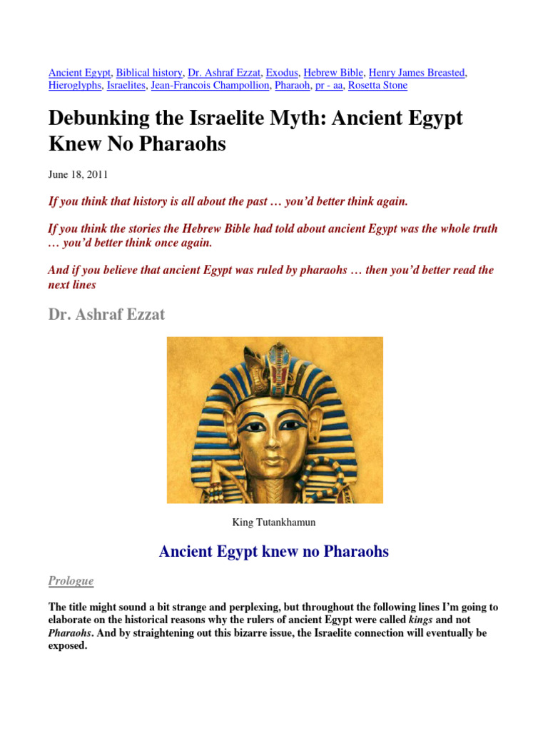 Egypt | PDF | Pharaoh | Ancient Egypt