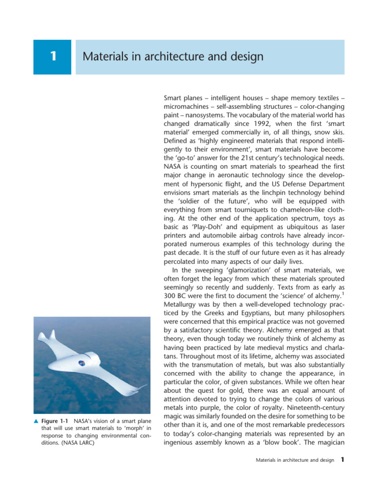 Materials in Architecture and Design | PDF | Dimension | Architect