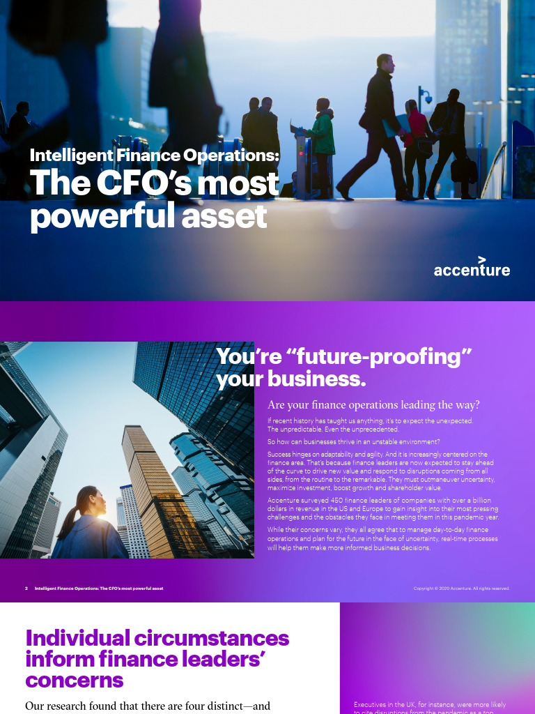 Accenture The Cfos Most Powerful Asset | PDF | Chief Financial Officer ...