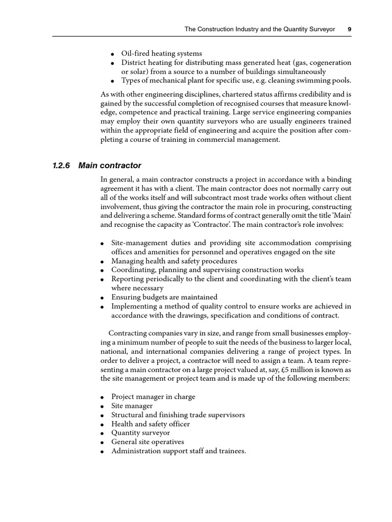 Construction Quantity Surveying - A Practical Guide For The Contractor's QS - 21 | PDF ...