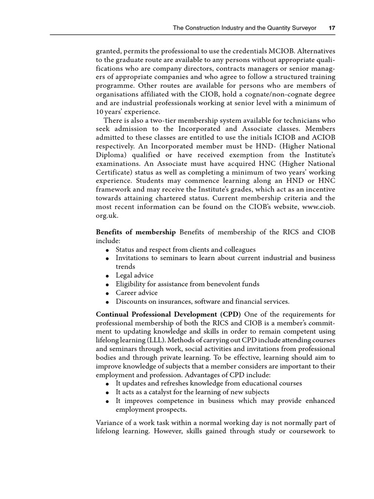 Construction Quantity Surveying - A Practical Guide For The Contractor ...