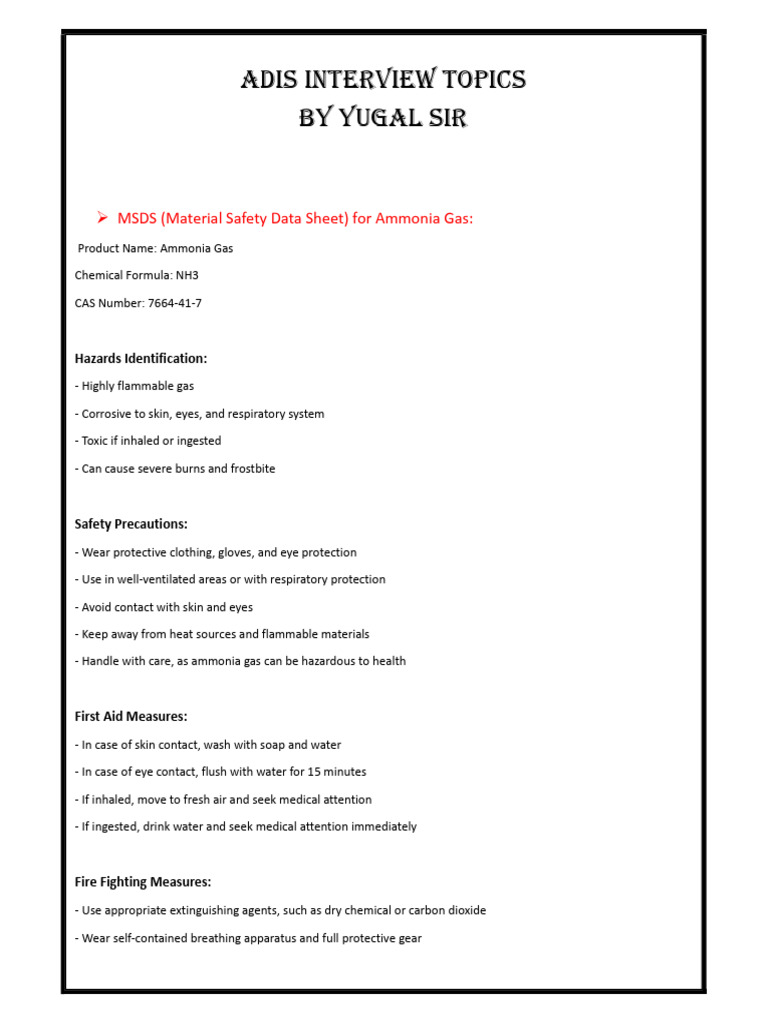 Adis Interview Topics | PDF | Hydrolysis | Crystallization