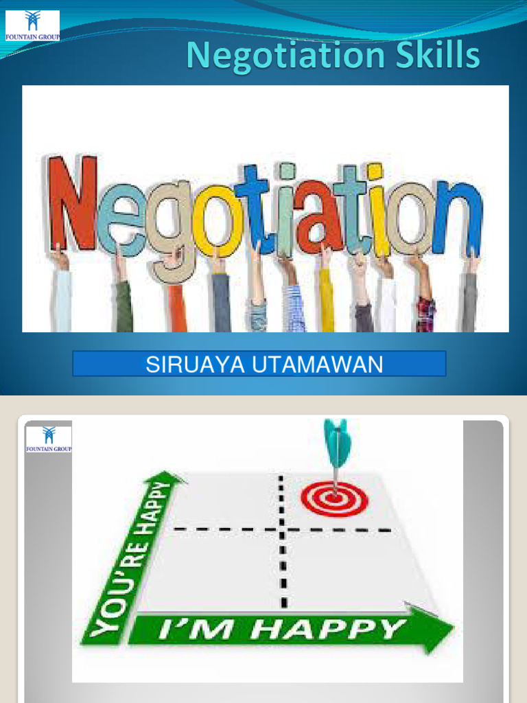 Negotiation Skills | PDF