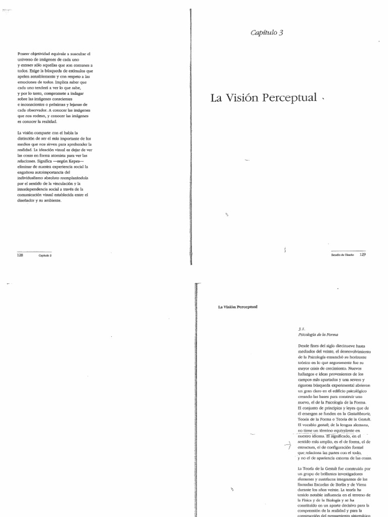 Teoría de La Gestalt | PDF