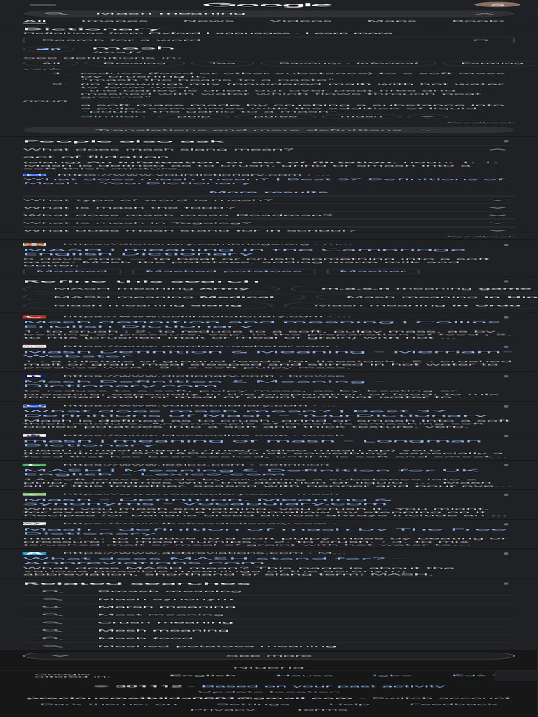 Mash Meaning - Google Search | PDF | Brewing | Malt