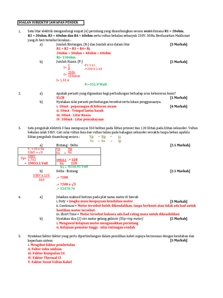 IKBN Exam Contoh | PDF