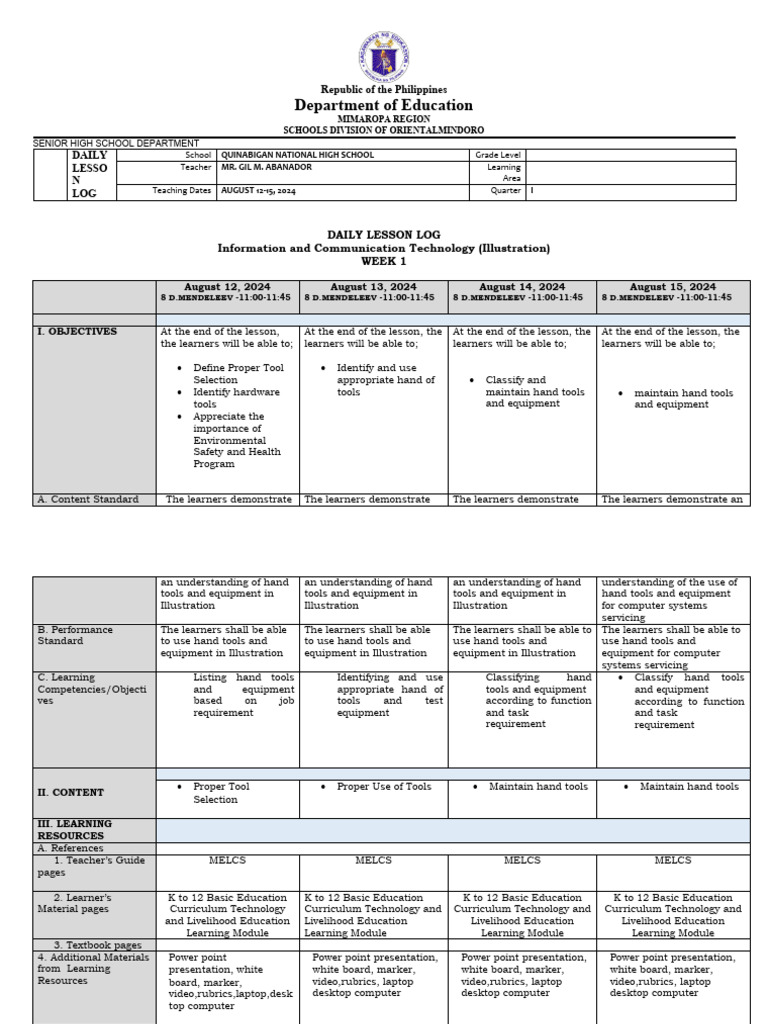 Week 1-august-ict-CSS | PDF | Learning | Metacognition