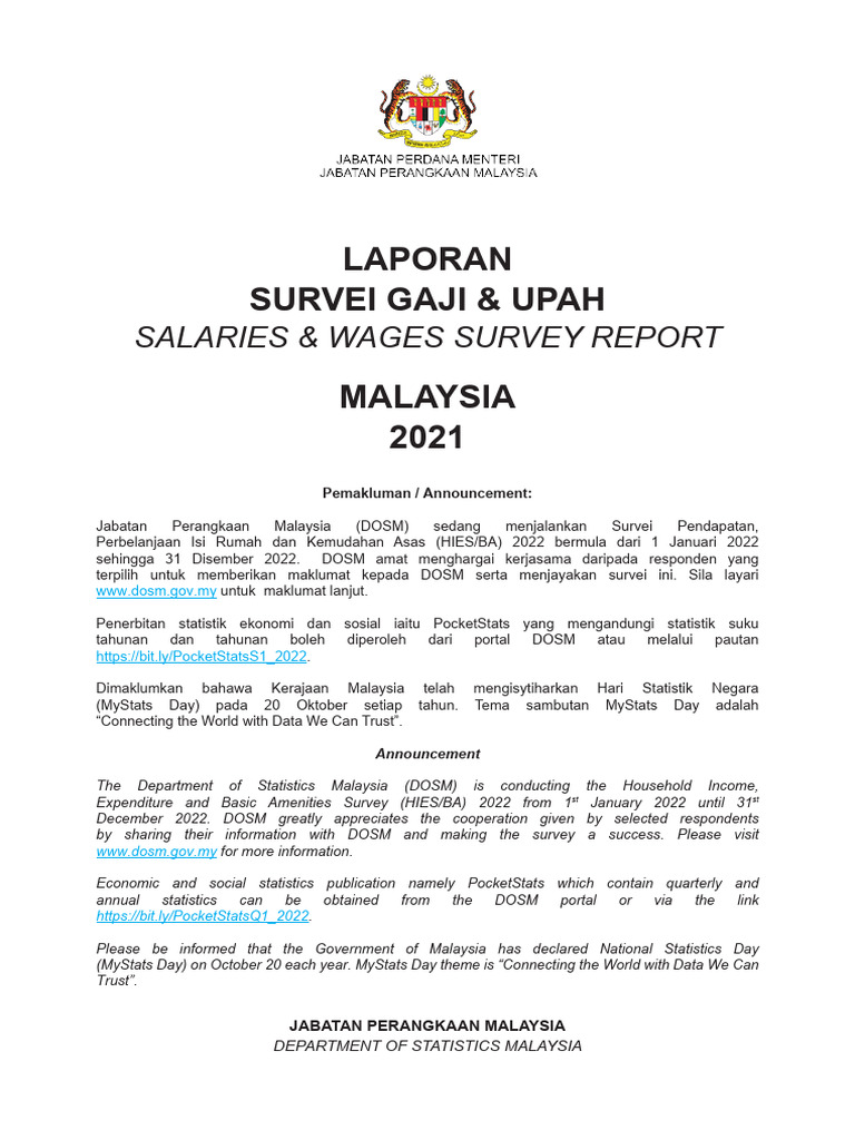 Laporan Survei Gaji 2021 Malaysia | PDF | Economies | Business