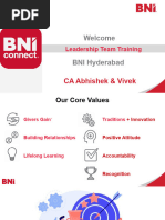 BNI Meeting Script - Eng | PDF