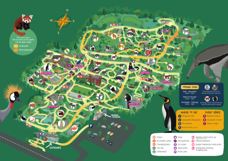 Edinburgh Zoo Map | PDF