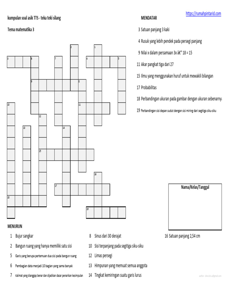 Tts Matematika 3 | PDF