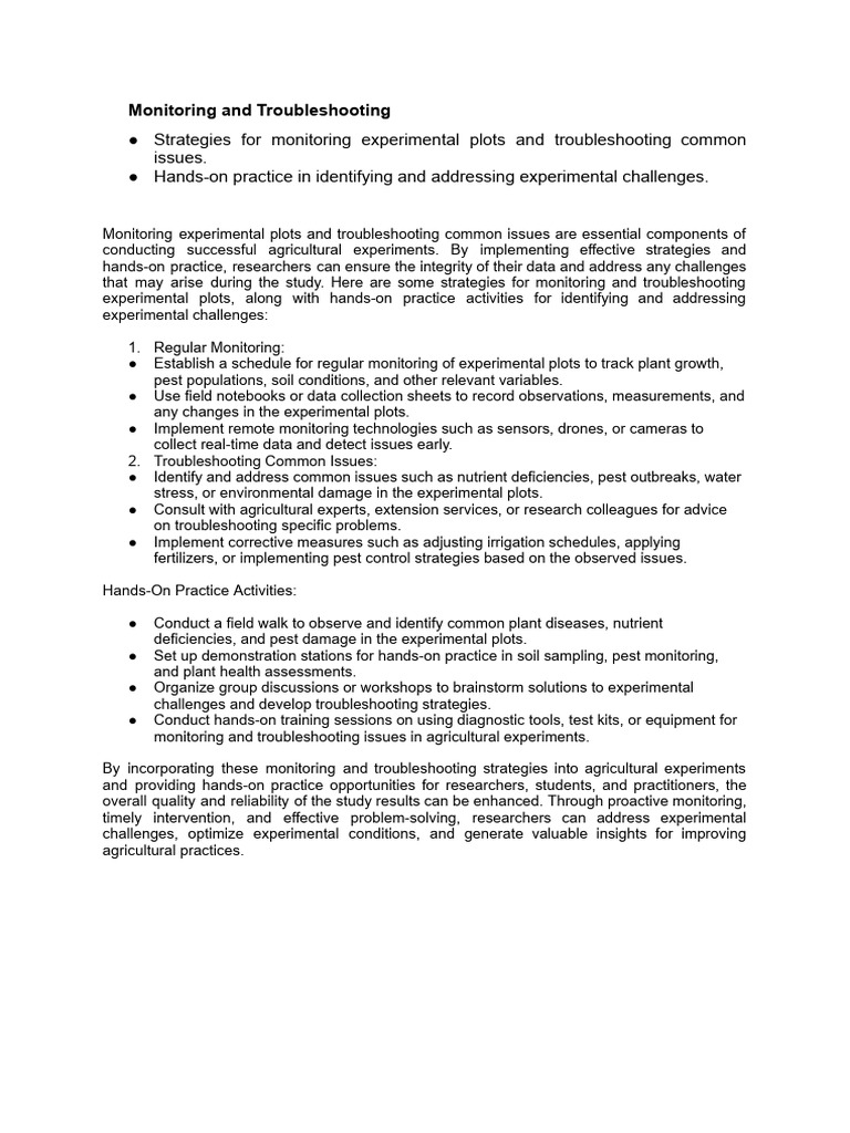 Monitoring and Troubleshooting | PDF