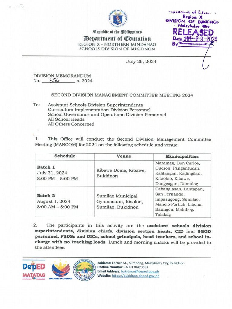 DM 356 S. 2024 | PDF