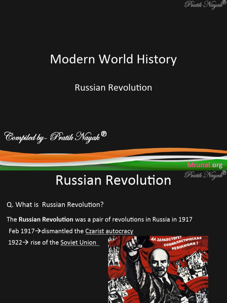 Russian Revolution Overview | PDF | Russian Revolution | Russian Empire
