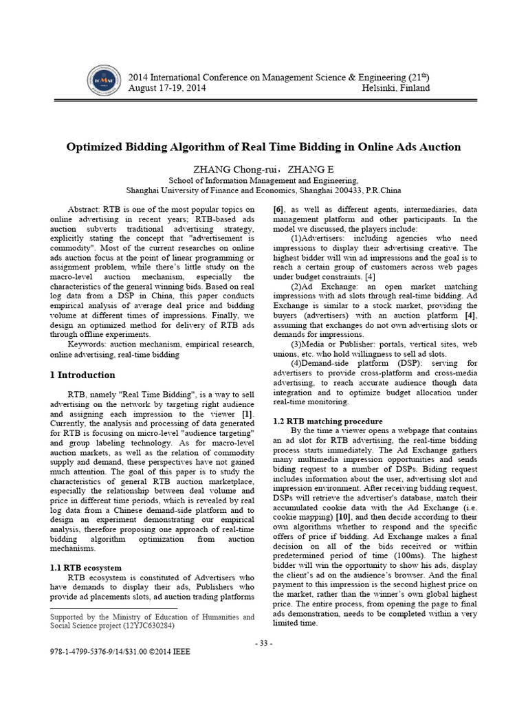 rtb-opt | PDF | Auction