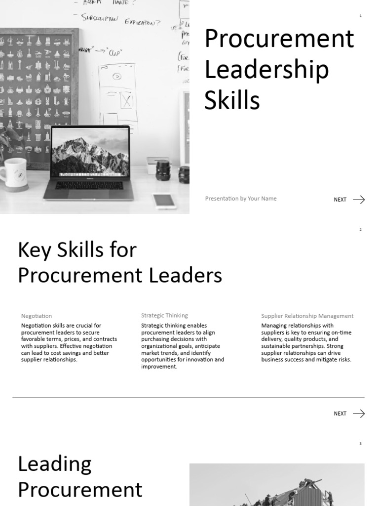 Procurement Leadership Skills | PDF | Procurement | Leadership