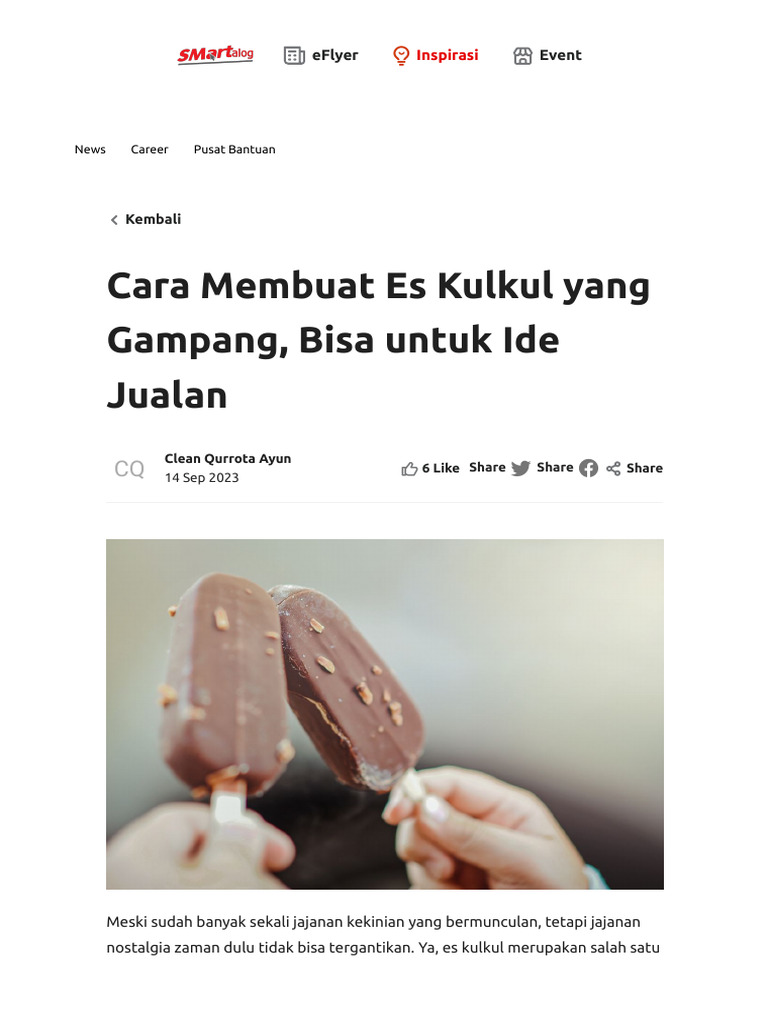 Cara Membuat Es Kulkul Yang Gampang, Bisa Untuk Ide Jualan - LotteMart ...