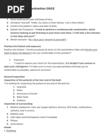 Cardiovascular Examination OSCE Checklist Geeky Medics | PDF ...