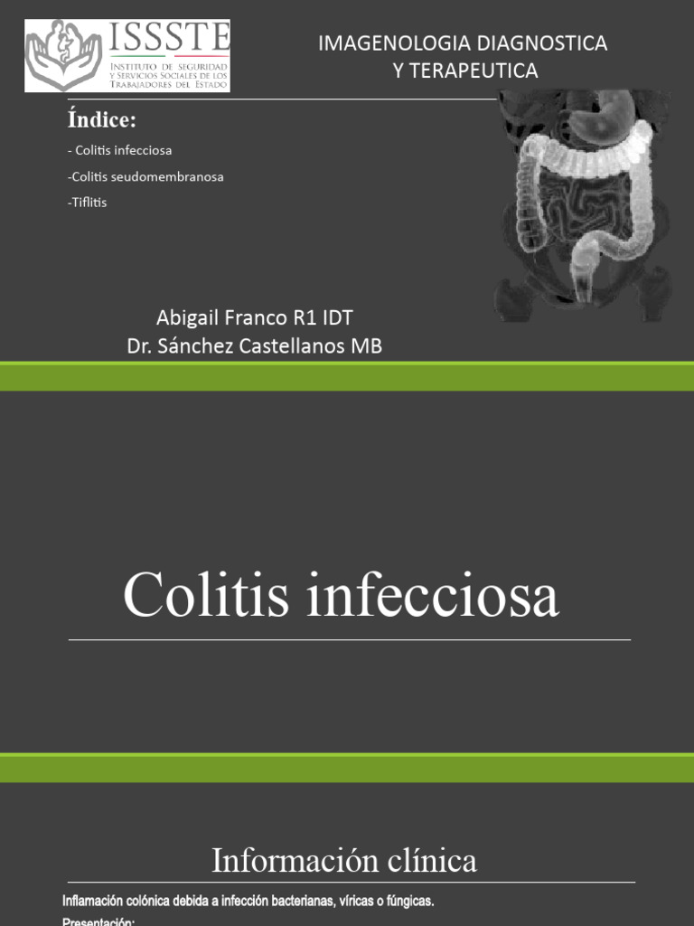 Colitis Infecciosa | PDF | Colitis ulcerosa | Diarrea