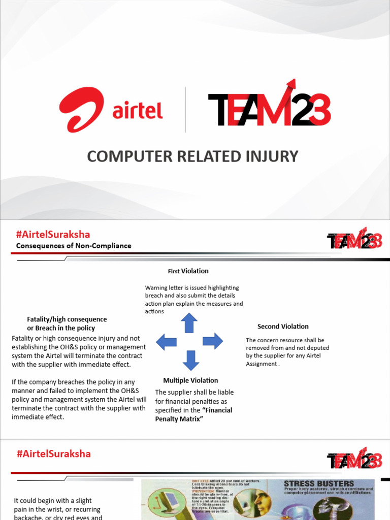 Computer Related Injury | PDF