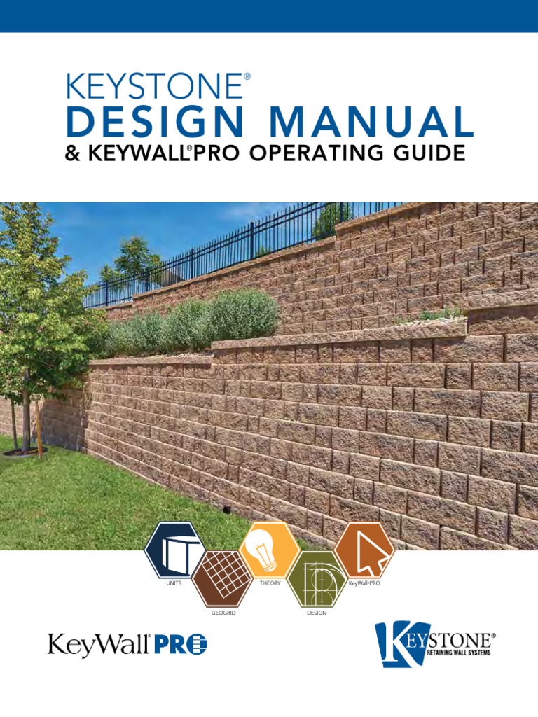 Keystone Design Manual & KeywallPro Operating Guide (2020) | PDF ...