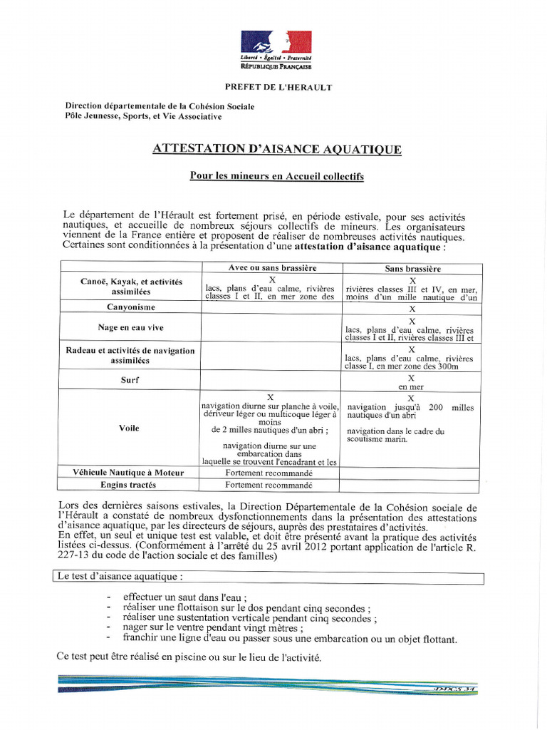 Aisance Aquatique | PDF