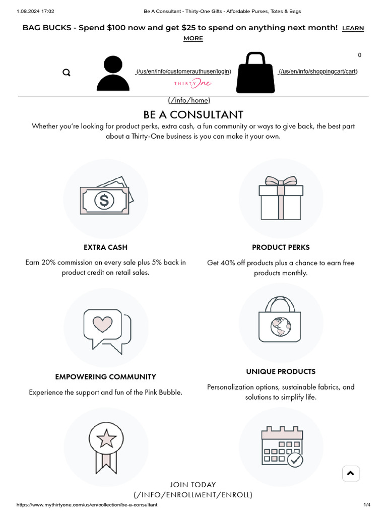 Join Thirty-One: Earn & Enjoy Perks | PDF | Employee Benefits | Business