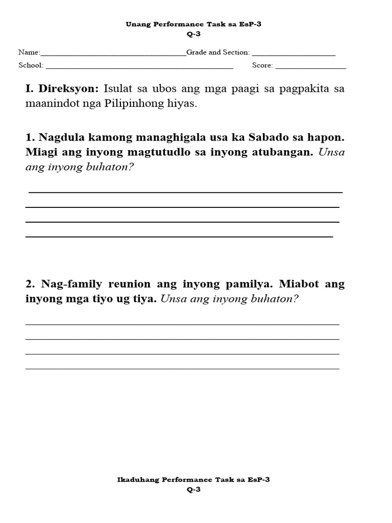 Esp-3 Performance | PDF