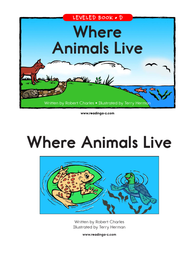 05 - Where Animals Live - Password - Removed | PDF | Zoology